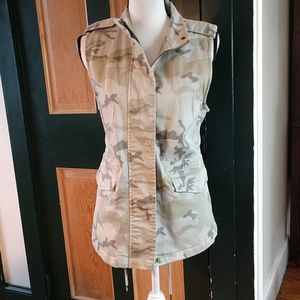 Max Studio | Jackets & Coats | Nwt Max Jeans Camo Vest | Poshmark
